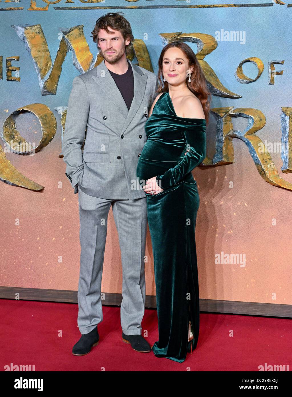 London, UK. 03rd Dec, 2024. Benjamin Wainwright and Phoebe Sparrow ...