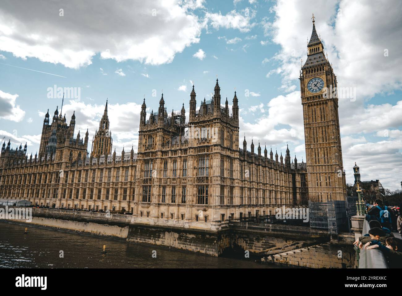 Big Ben and the Westminster Palace in London stand as iconic symbols of ...