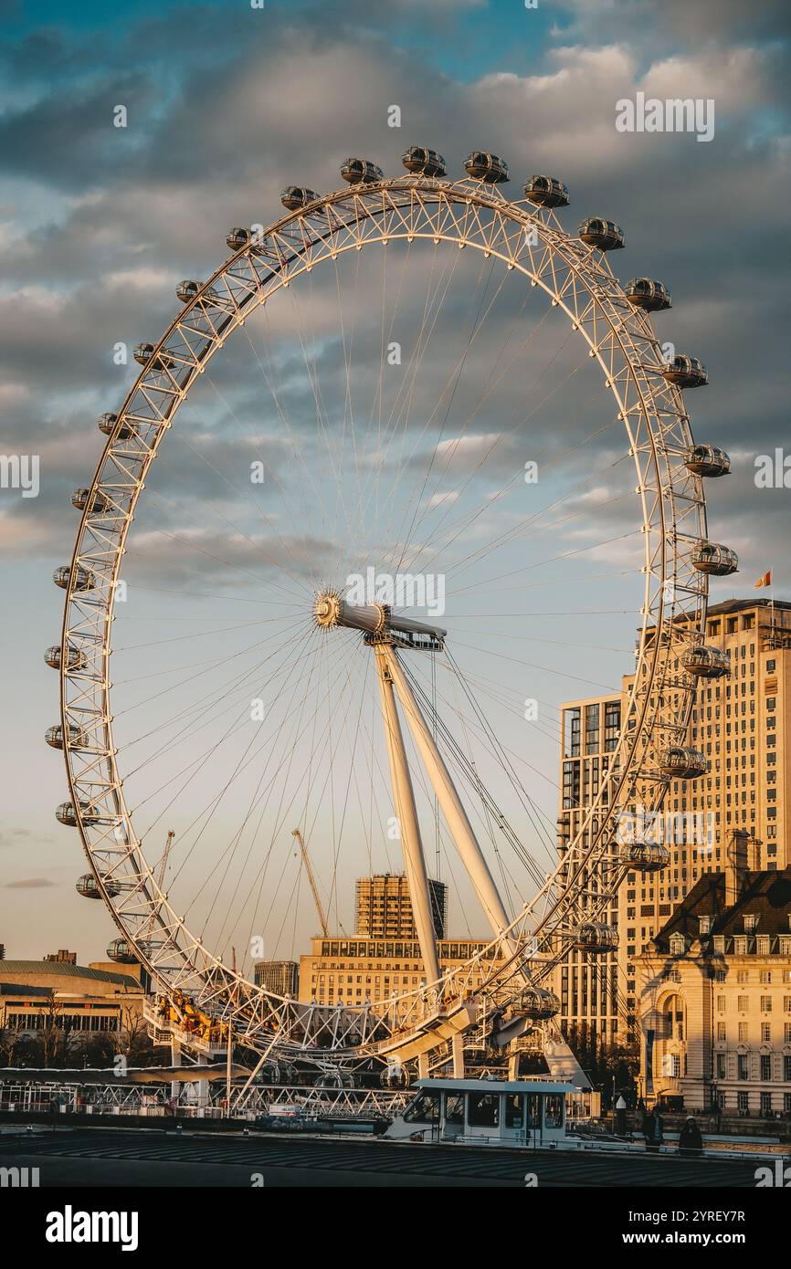 The London Eye, an observation wheel, offers breathtaking views of the ...