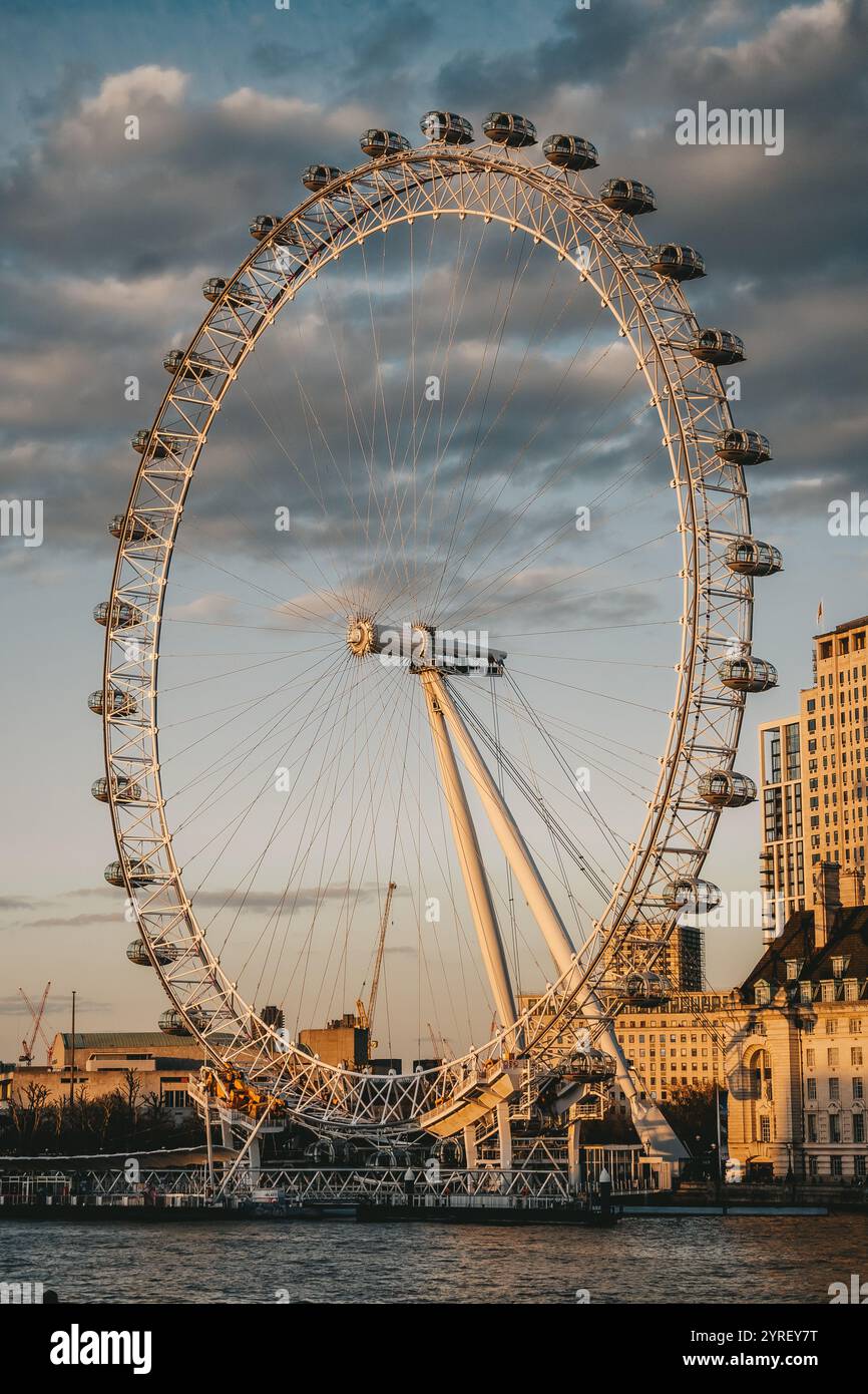 The London Eye, an observation wheel, offers breathtaking views of the ...