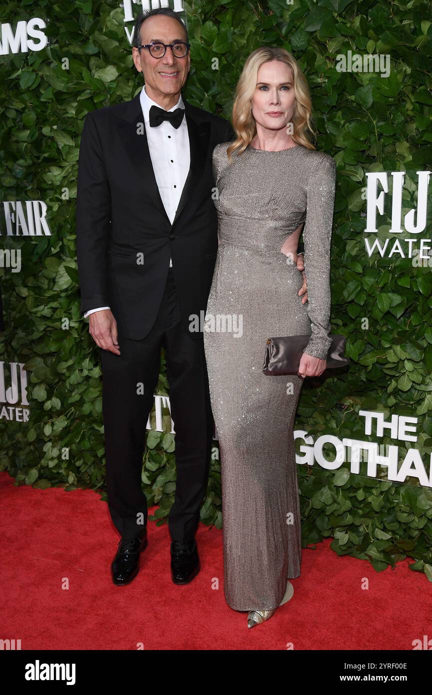 New York, USA. 02nd Dec, 2024. (L-R) Dan Benton and Stephanie March attend The Gothams 34th ...