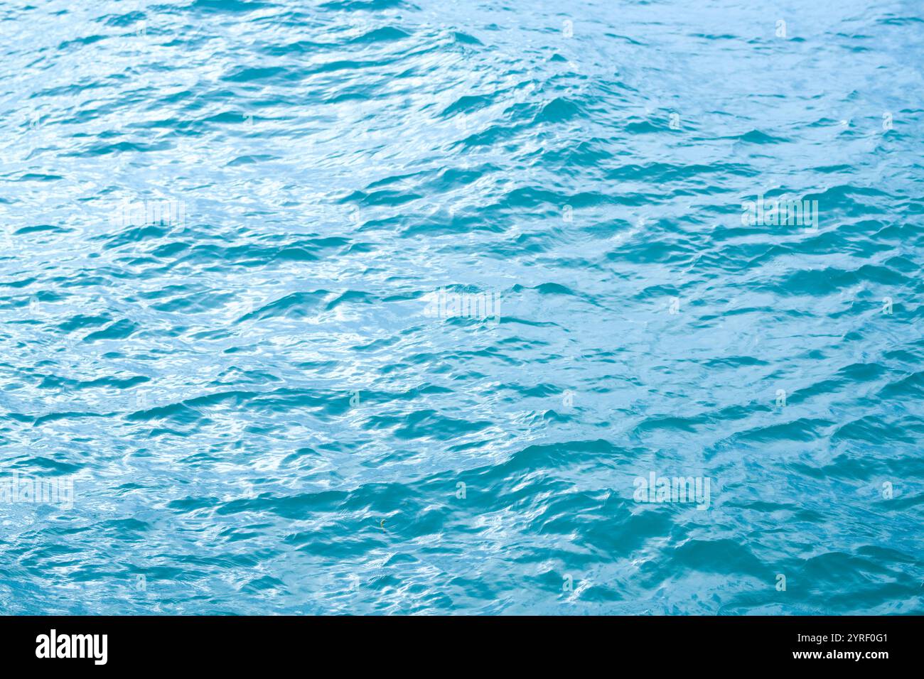 Blue water reflection. Blue ocean wave. Summer sea. Sea surface. Blue ...