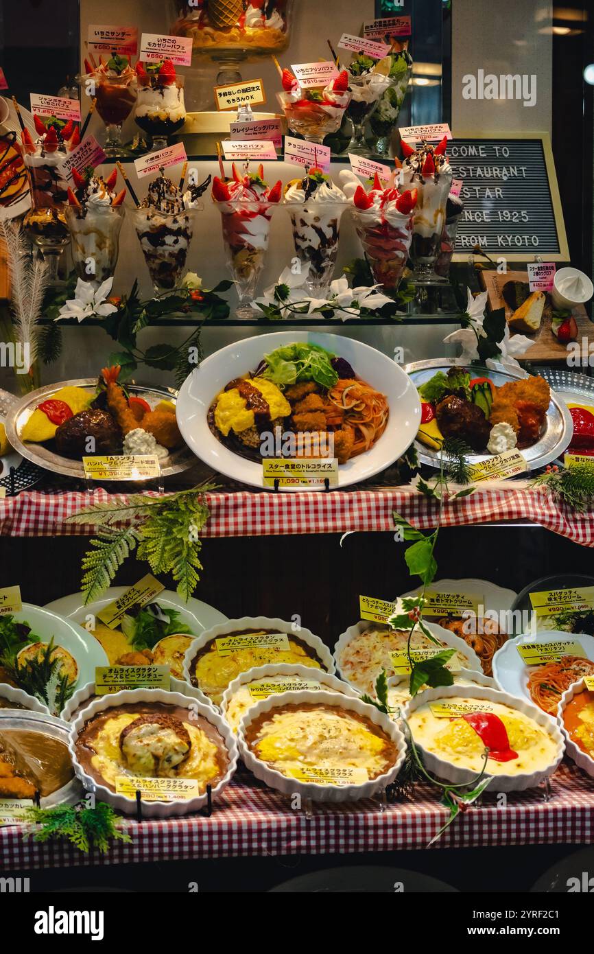 A vibrant display of Japanese food mockups showcases a variety of ...