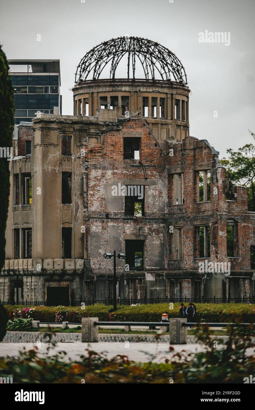 The Hiroshima Atomic Bomb Monument stands as a solemn reminder of the ...