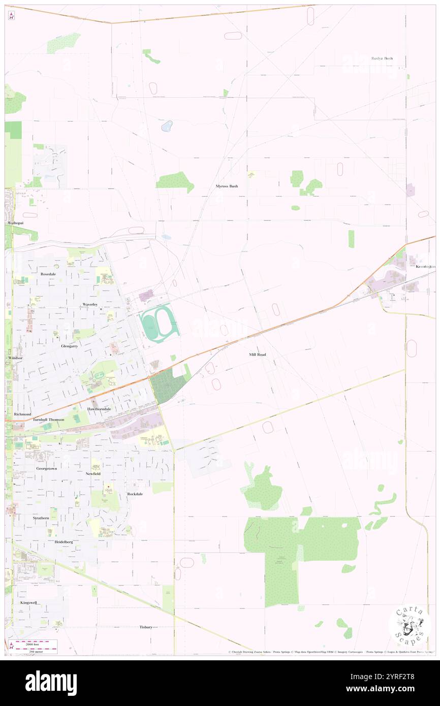 Mill Road, , NZ, New Zealand, Southland, S 46 23' 54'', N 168 24' 36 ...