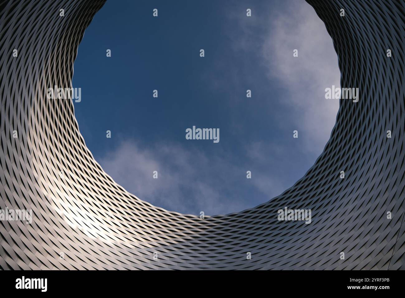 The Basel Messe sphere stands as a striking architectural feature ...