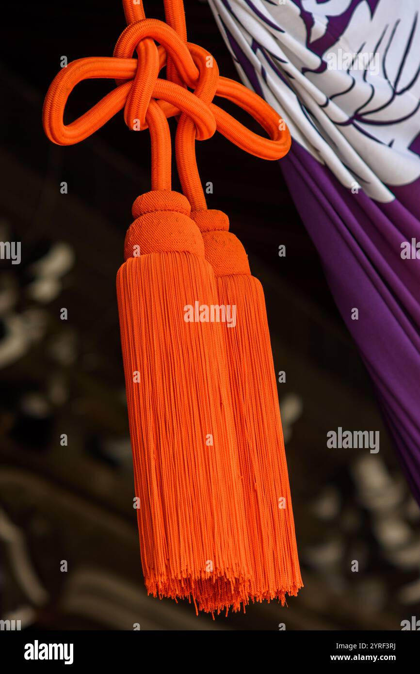 Detail at Higashi Honganji temple of Jodo Shin Buddhism in central ...