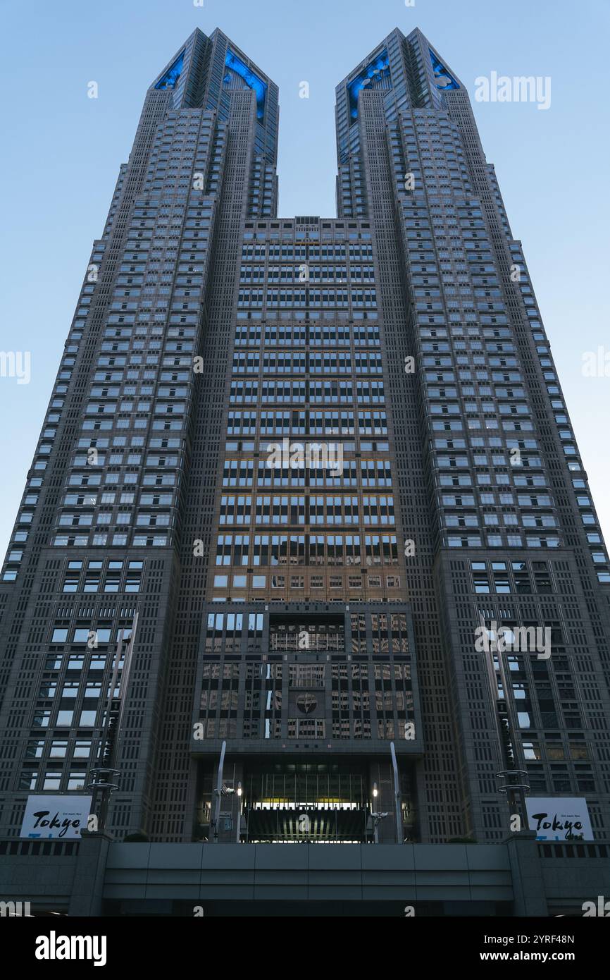 The Tokyo Metropolitan Government building stands tall in the city’s ...