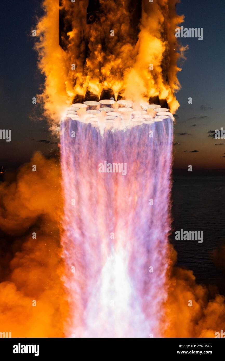 SpaceX launches its fifth flight test of Starship from Launch Complex 1 ...