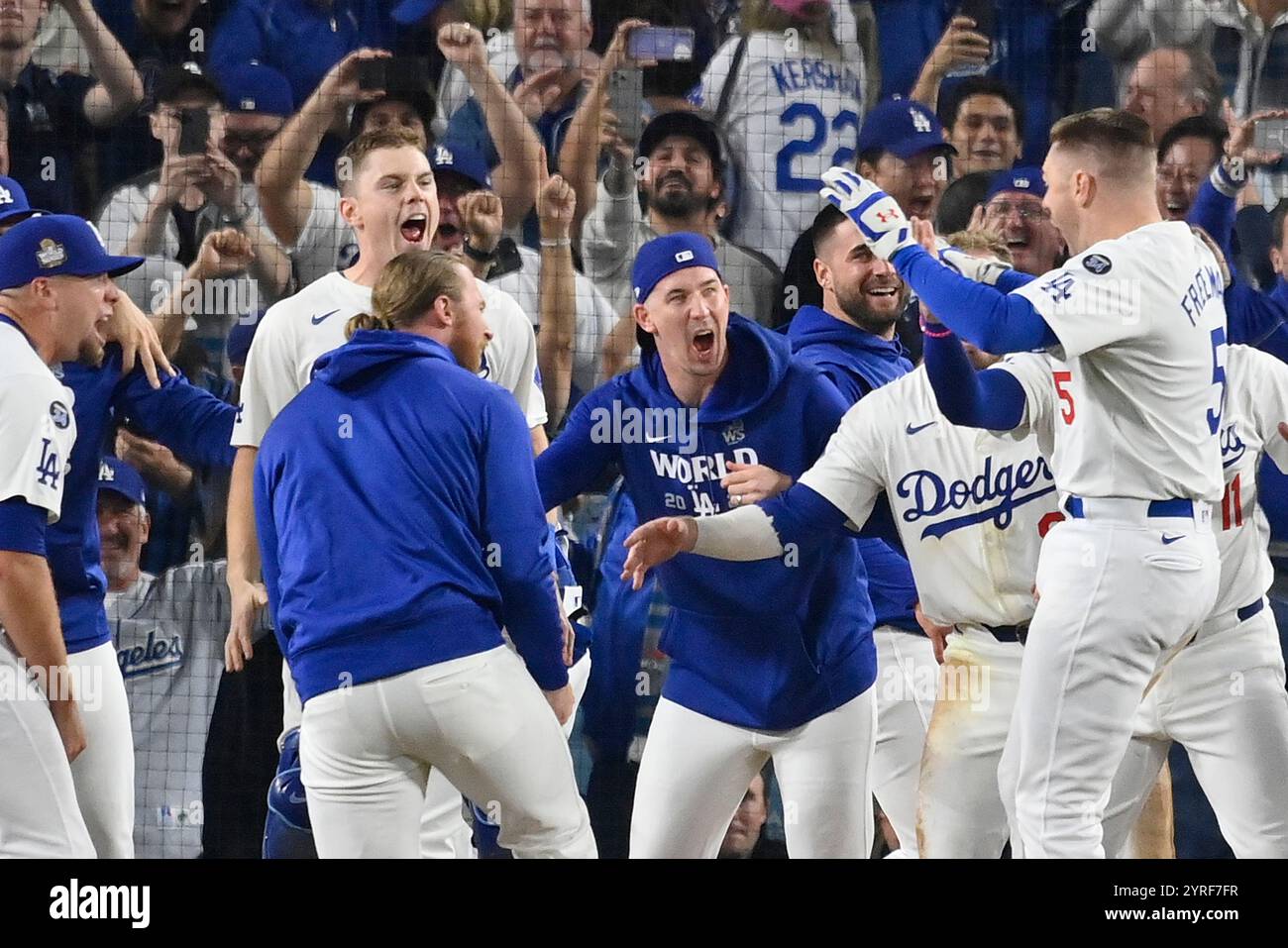 Los Angeles, United States. 25th Oct, 2024. Los Angeles Dodgers Freddie ...