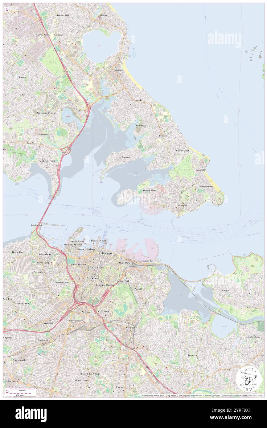 Stanley Bay, NZ, New Zealand, S 36 49' 41'', N 174 46' 44'', map ...
