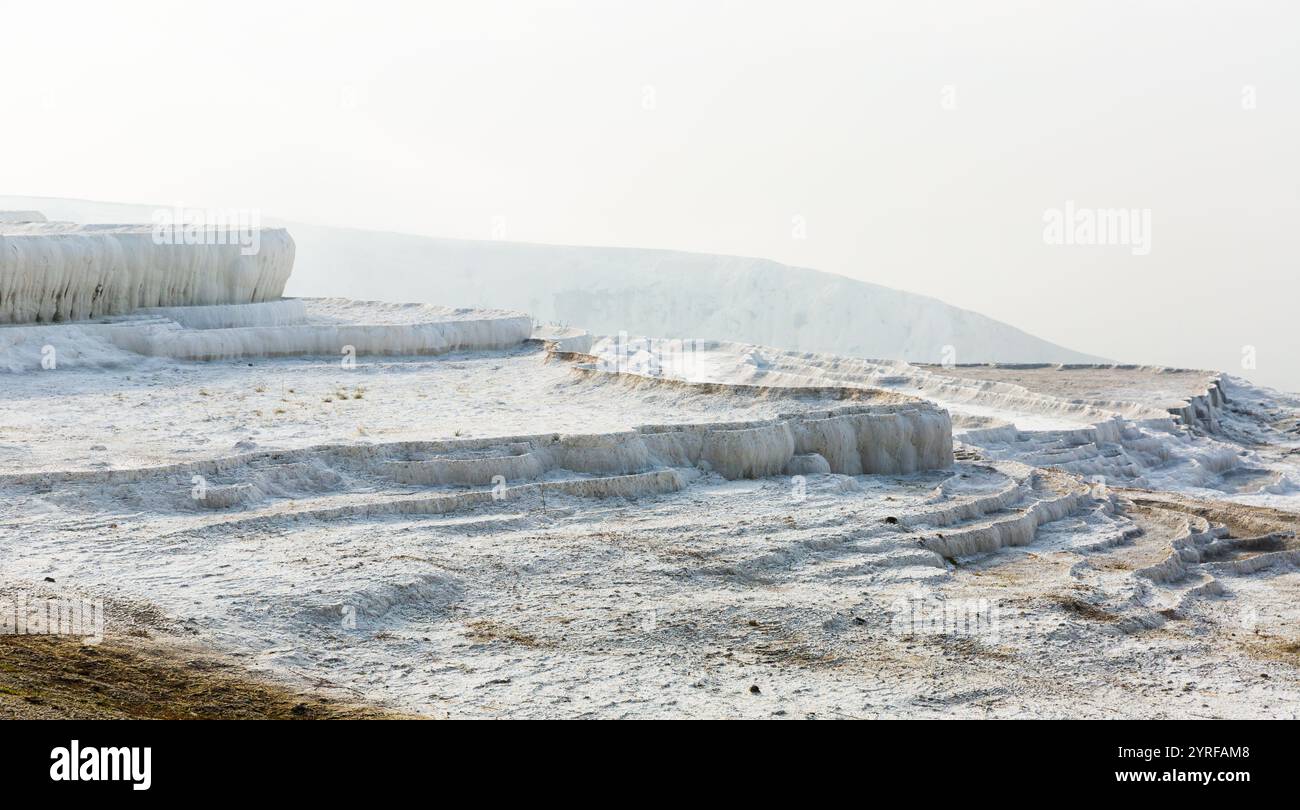 Travertine terraces at Pamukkale Stock Photo - Alamy