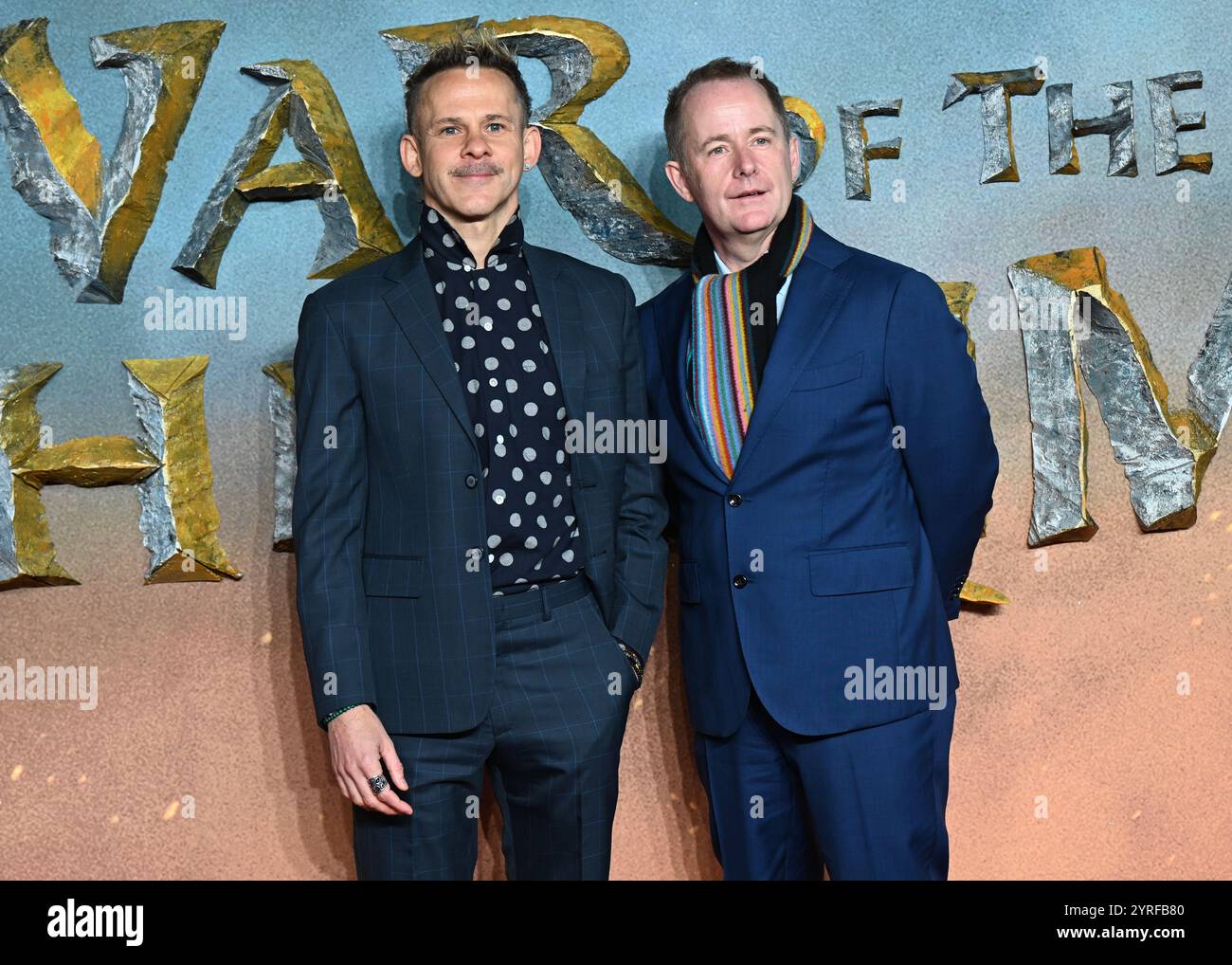 LONDON, UK. 3rd Dec, 2024. Dominic Monaghan and Billy Boyd attend the ...