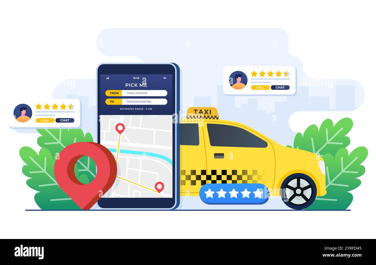 Car sharing vector vectors Stock Vector Images - Alamy