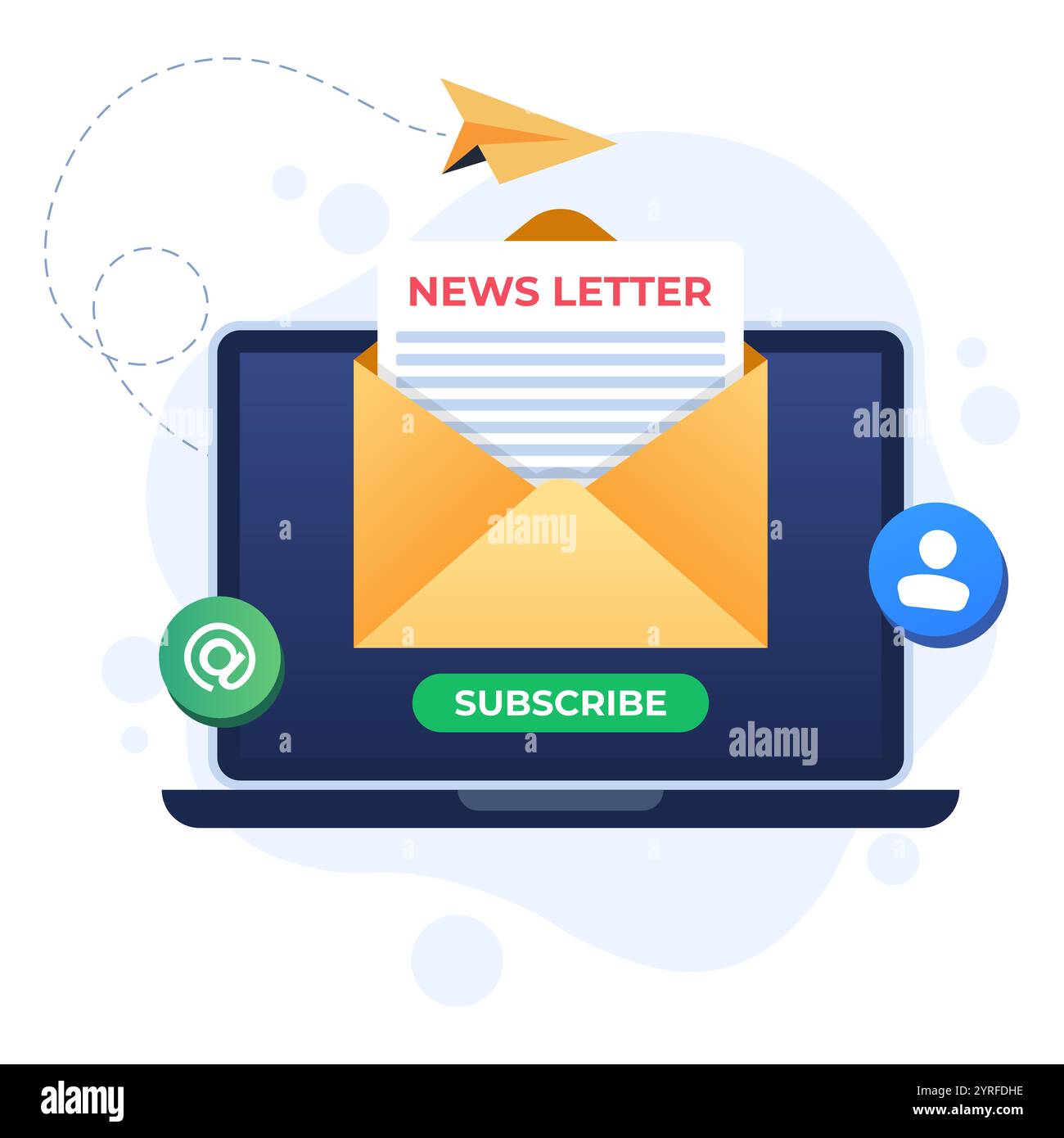 Email marketing infographic design Cut Out Stock Images & Pictures - Alamy