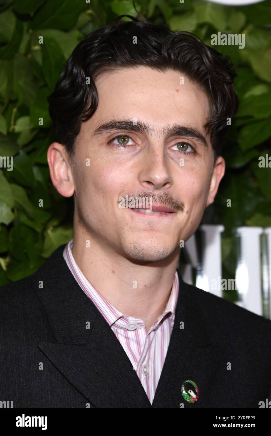 Timothée Chalamet attends The Gothams 34th Annual Film Awards at ...