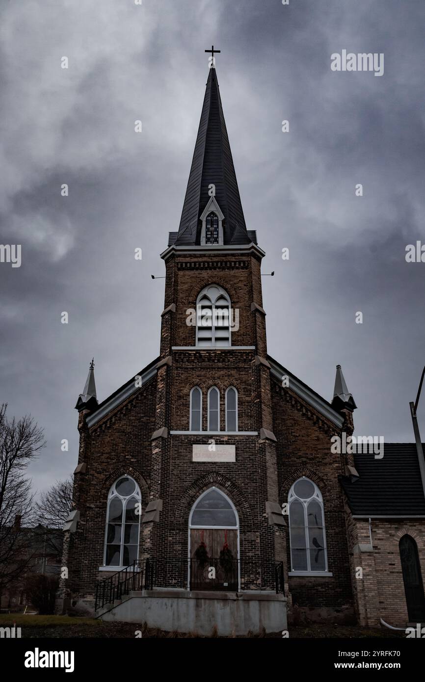 old house of streets of old Kitchener. Ancient architecture that is ...