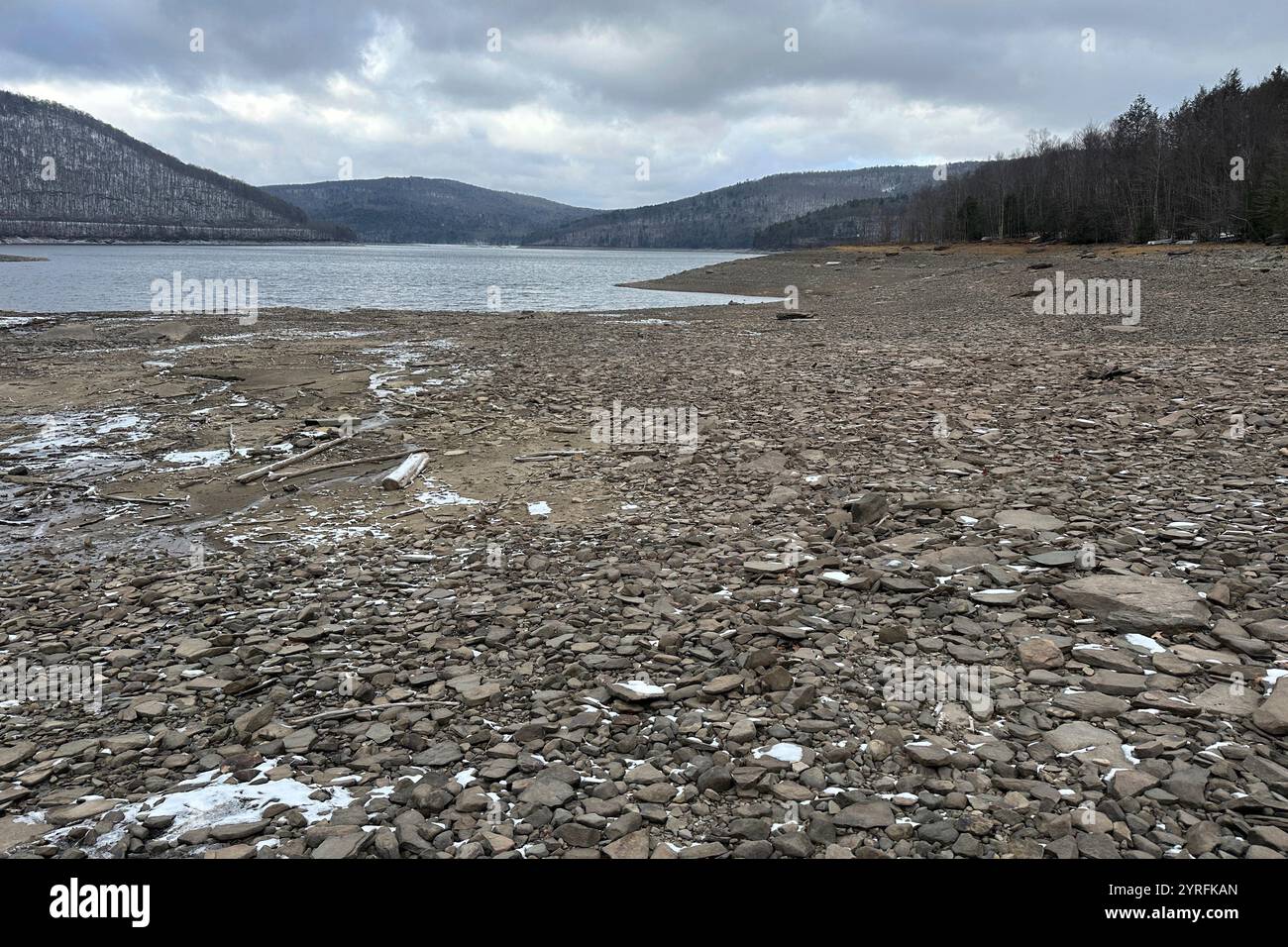 Lower water levels are at the Pepacton Reservoir in Delaware County ...