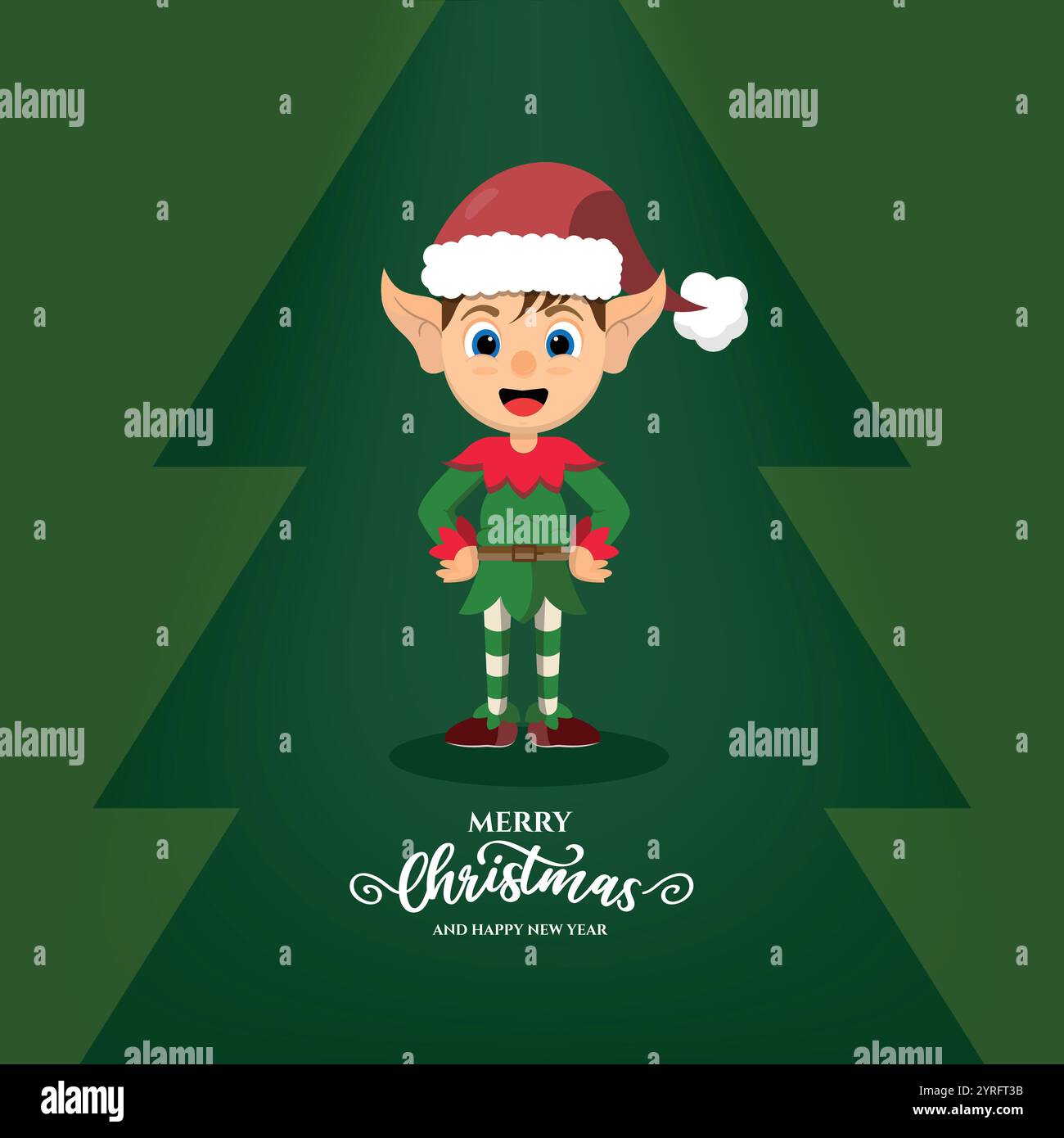 Winter flat design style hi-res stock photography and images - Alamy