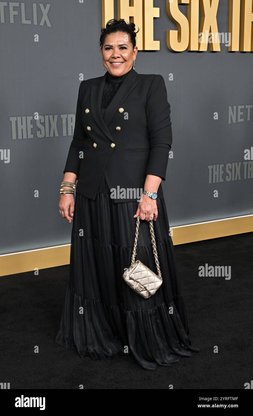 Hollywood, USA. 03rd Dec, 2024. Angi Jones arriving to the world ...