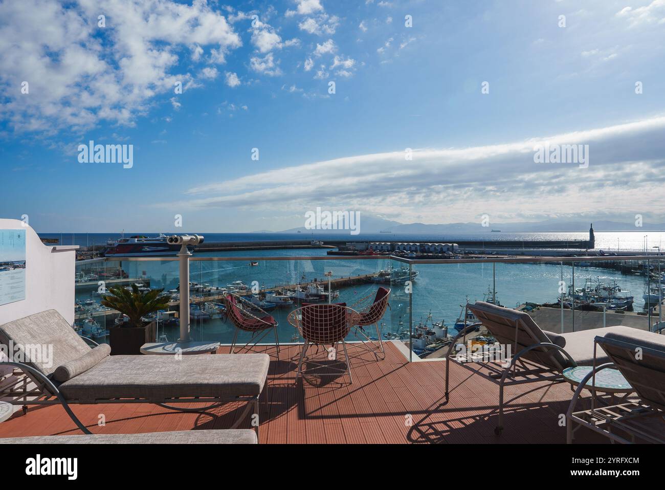 Tranquil backdrop of distant boats hi-res stock photography and images ...