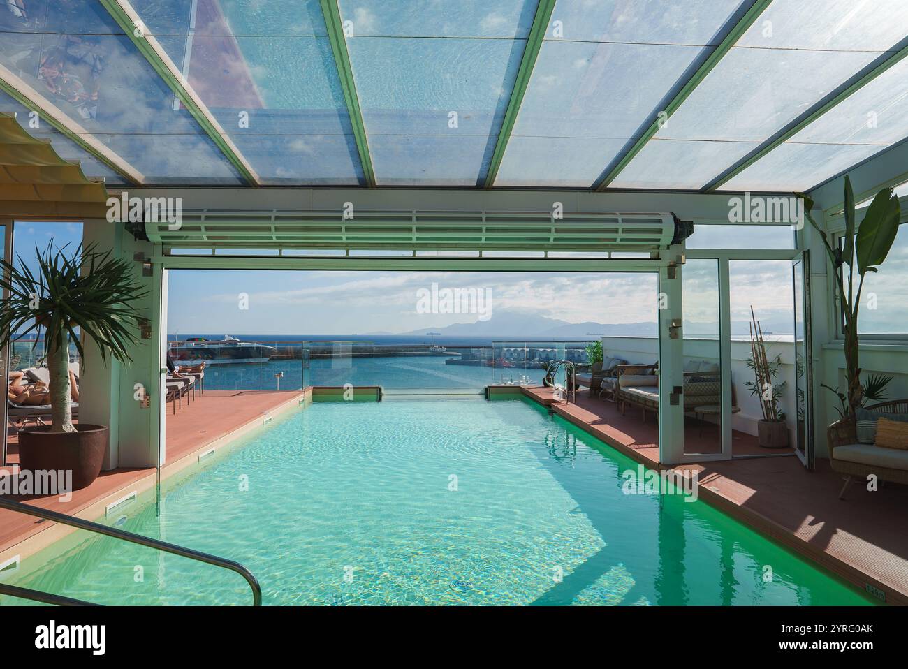 Retractable glass roof hi-res stock photography and images - Alamy