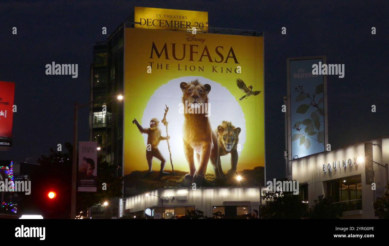 Disney movie billboard on sunset blvd hi-res stock photography and ...