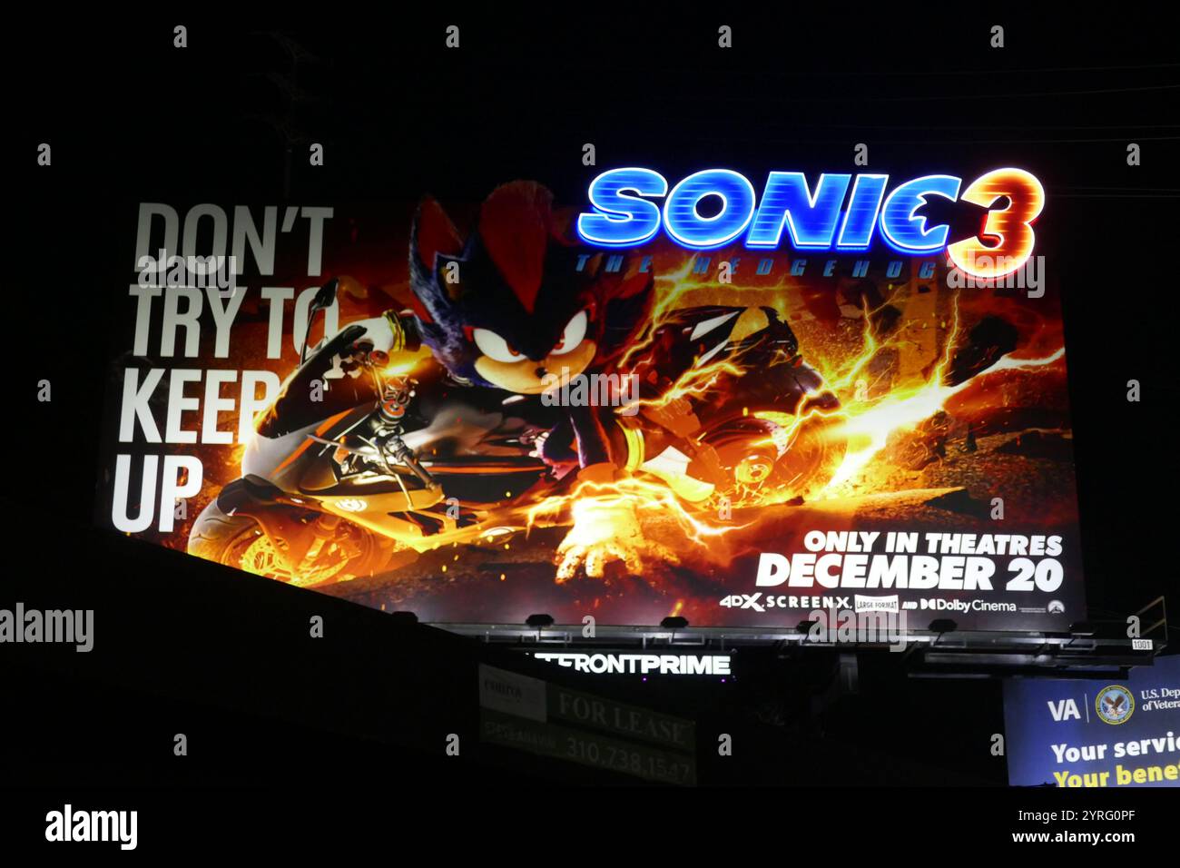 Los Angeles, California, USA 3rd December 2024 Sonic The Hedgehog 3 ...