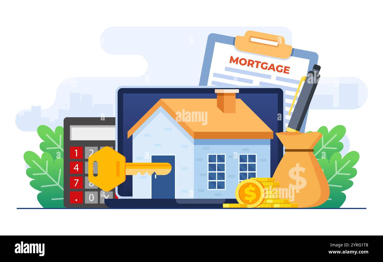 House rent computer hi-res stock photography and images - Alamy