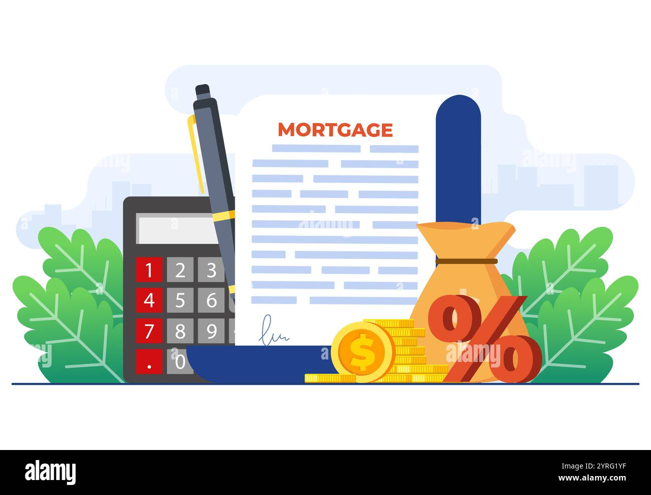 Rent debt Stock Vector Images - Alamy