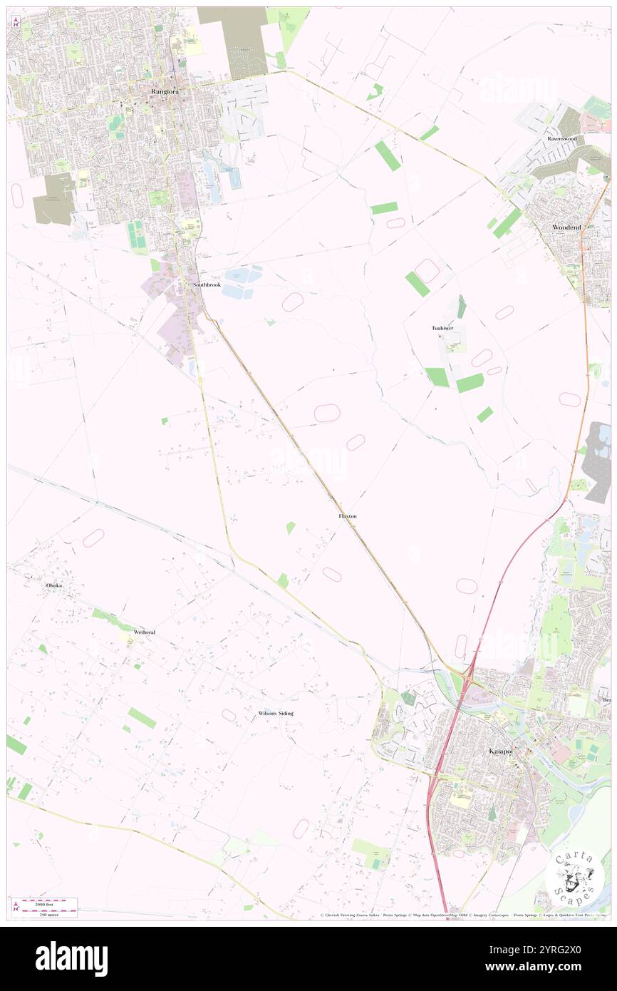 Flaxton vintage map hi-res stock photography and images - Alamy