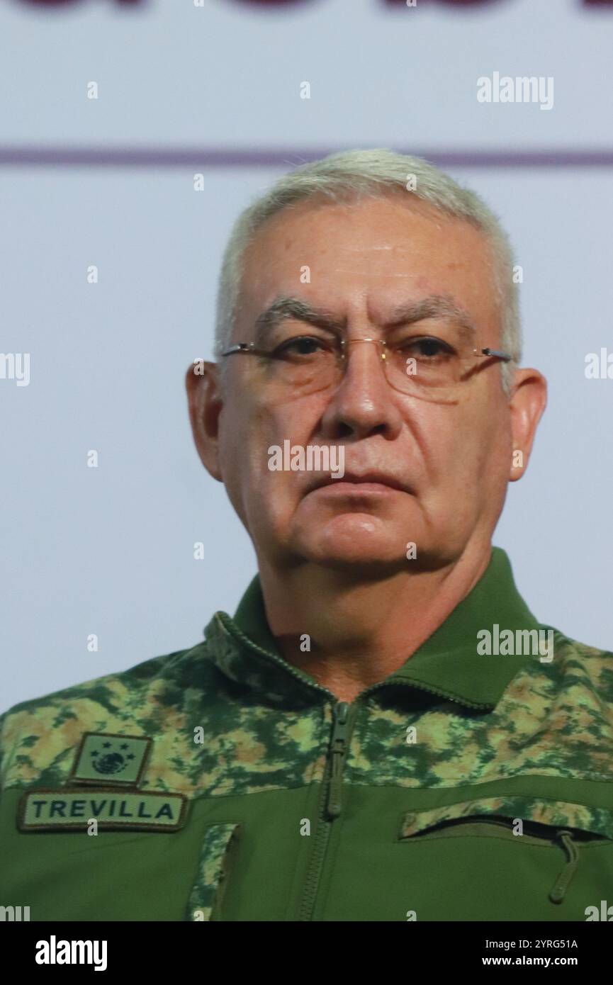 Non Exclusive: Minister of National Defense (SEDENA) Ricardo Trevilla ...