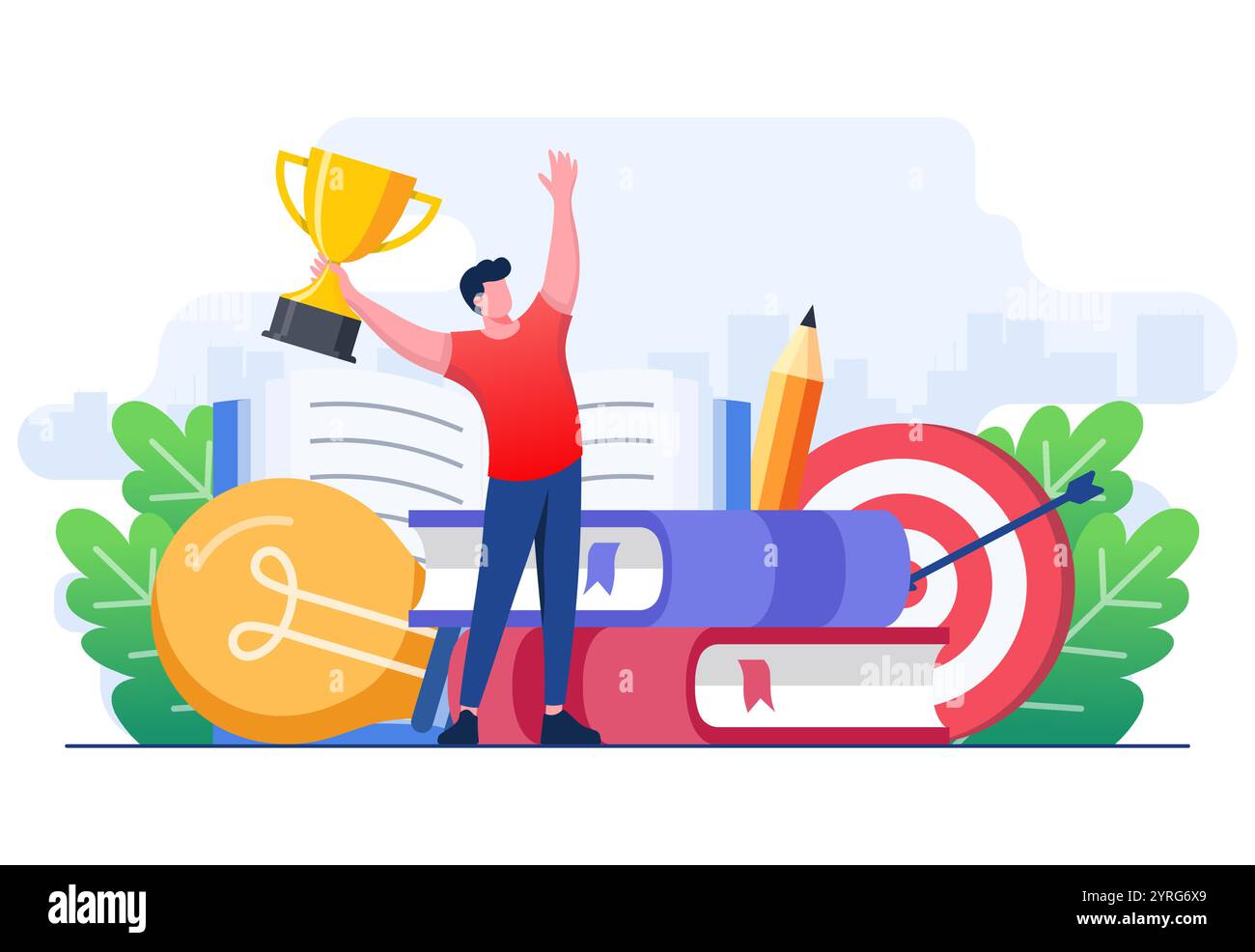 Successfully completing Stock Vector Images - Alamy