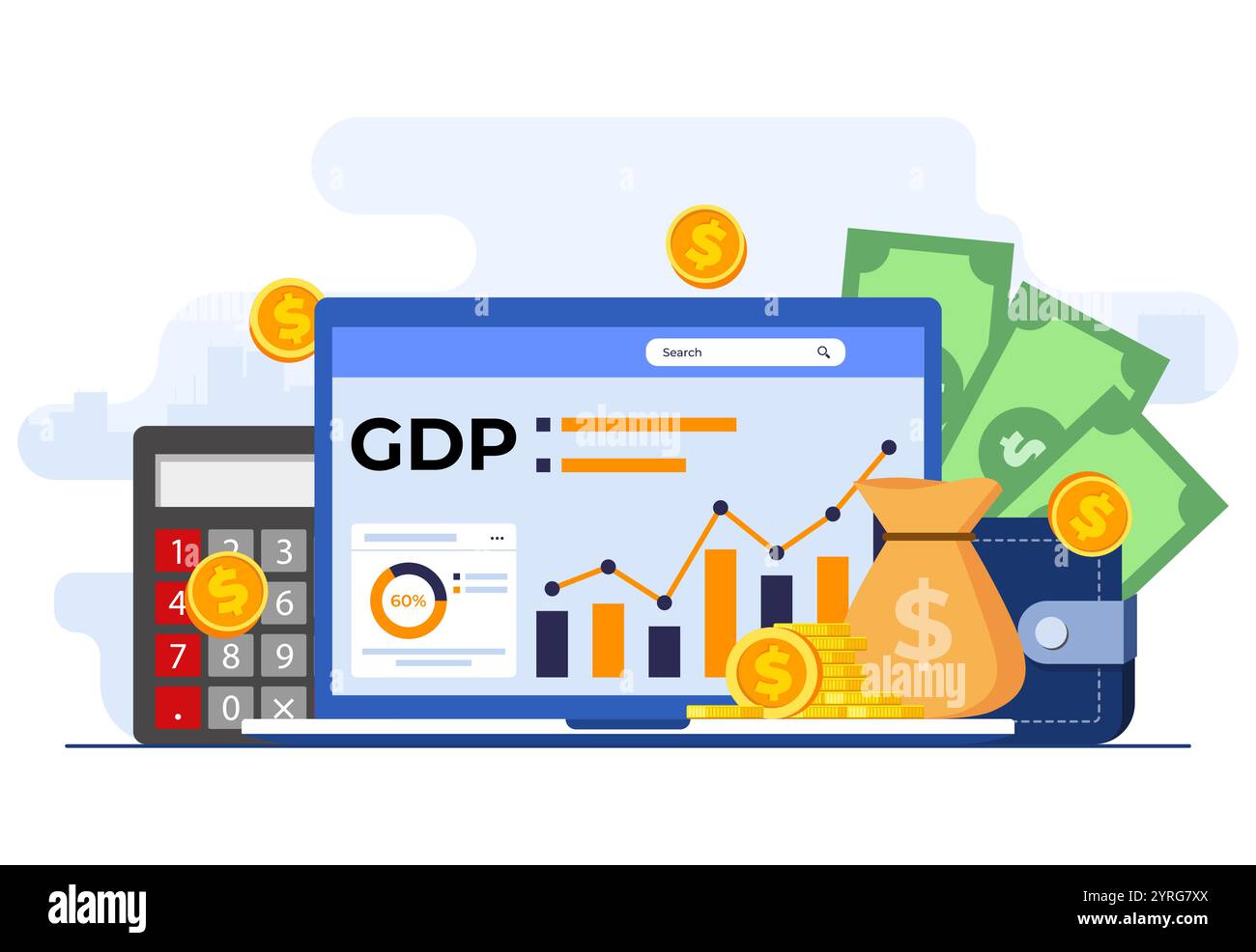 Gross national product chart hi-res stock photography and images - Alamy