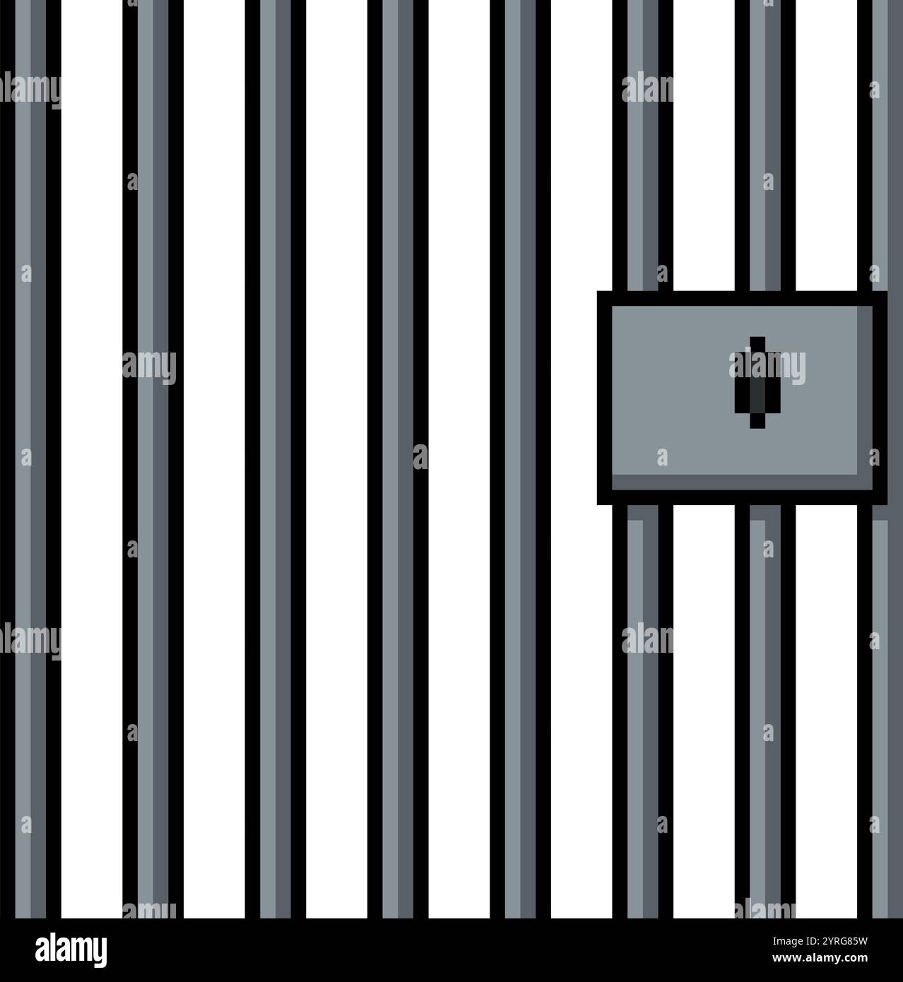 Cell jail key Stock Vector Images - Alamy