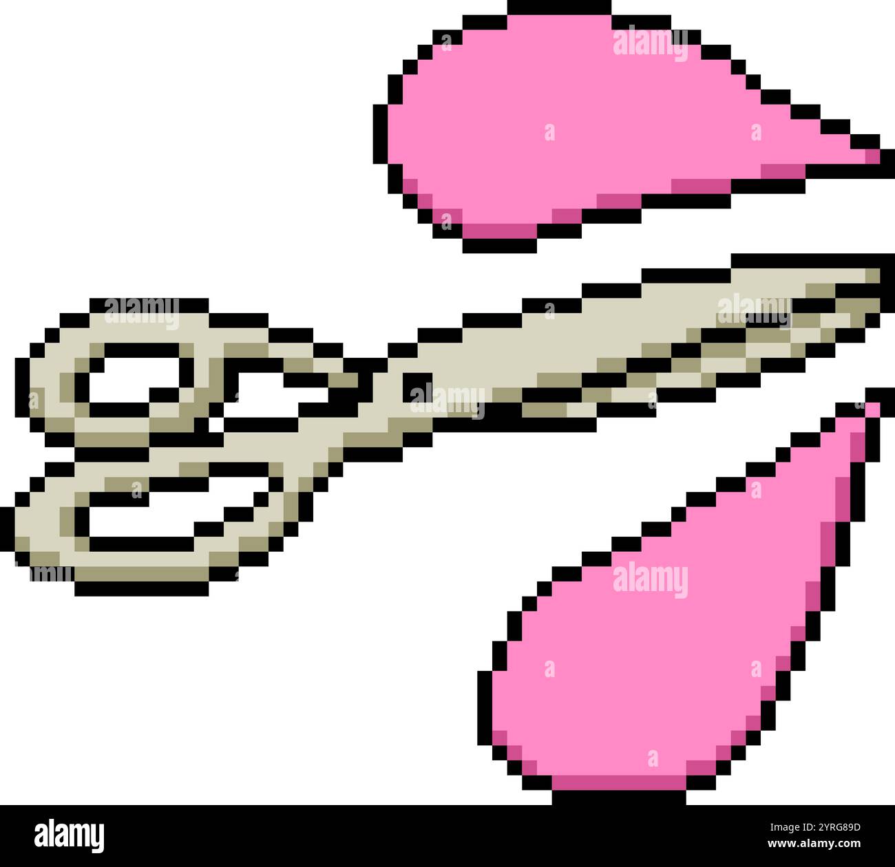 pixel art of heart cut break up isolated background Stock Vector Image ...