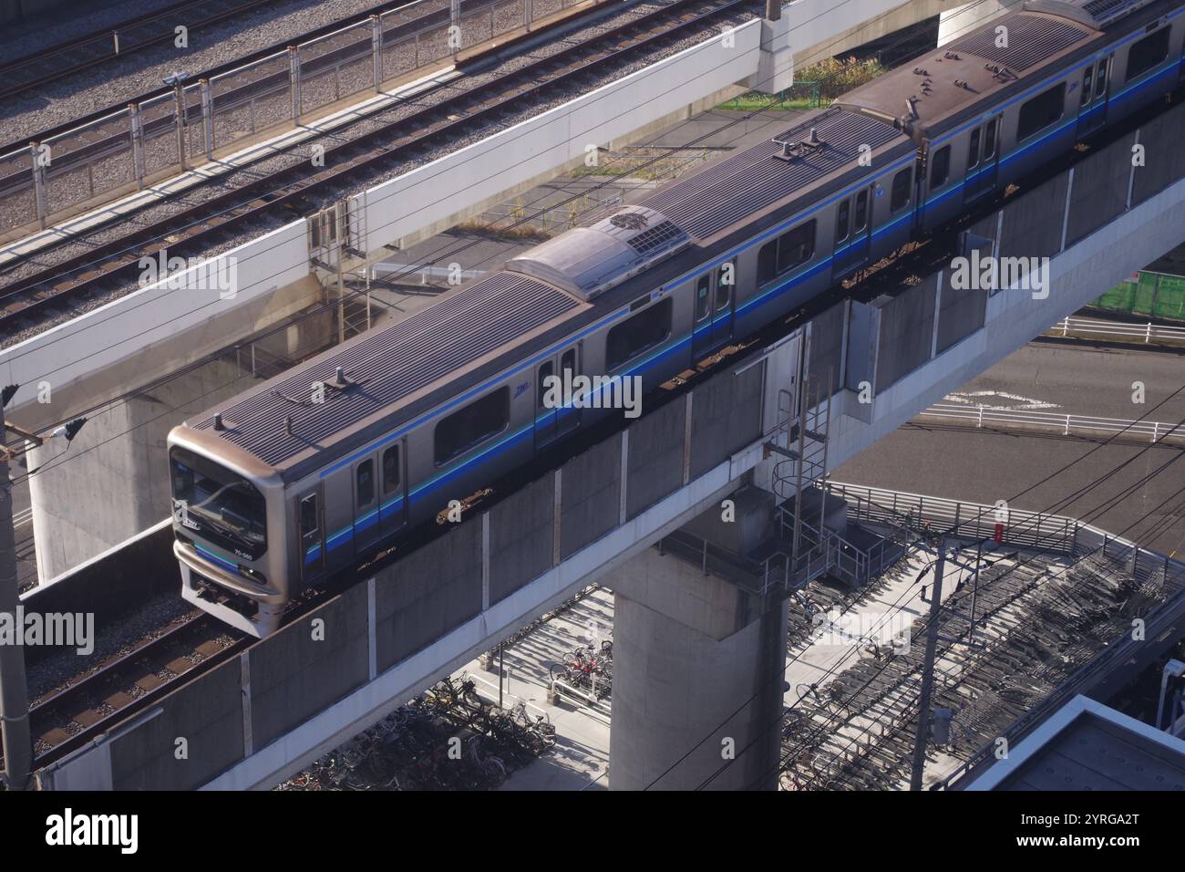 JR Saikyo Line Train Stock Photo - Alamy
