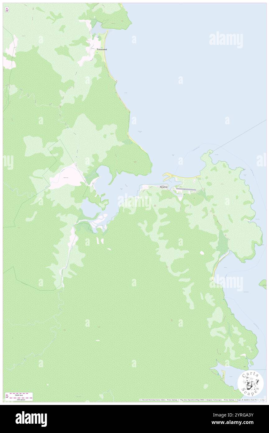 Awaroa Bay, NZ, New Zealand, S 40 52' 0'', N 173 1' 0'', map ...