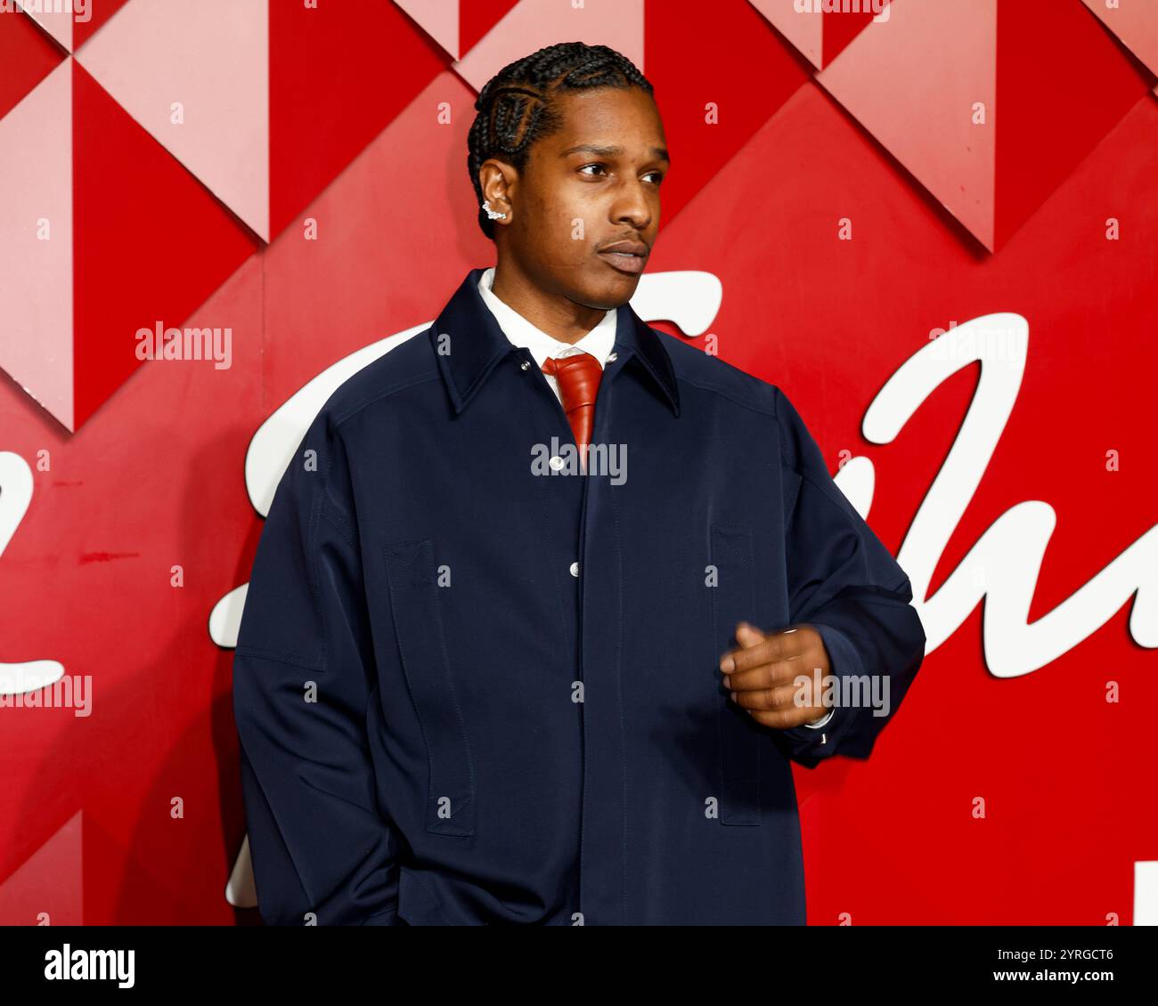 ASAP Rocky attends The Fashion Awards 2024 at the Royal Albert Halle ...