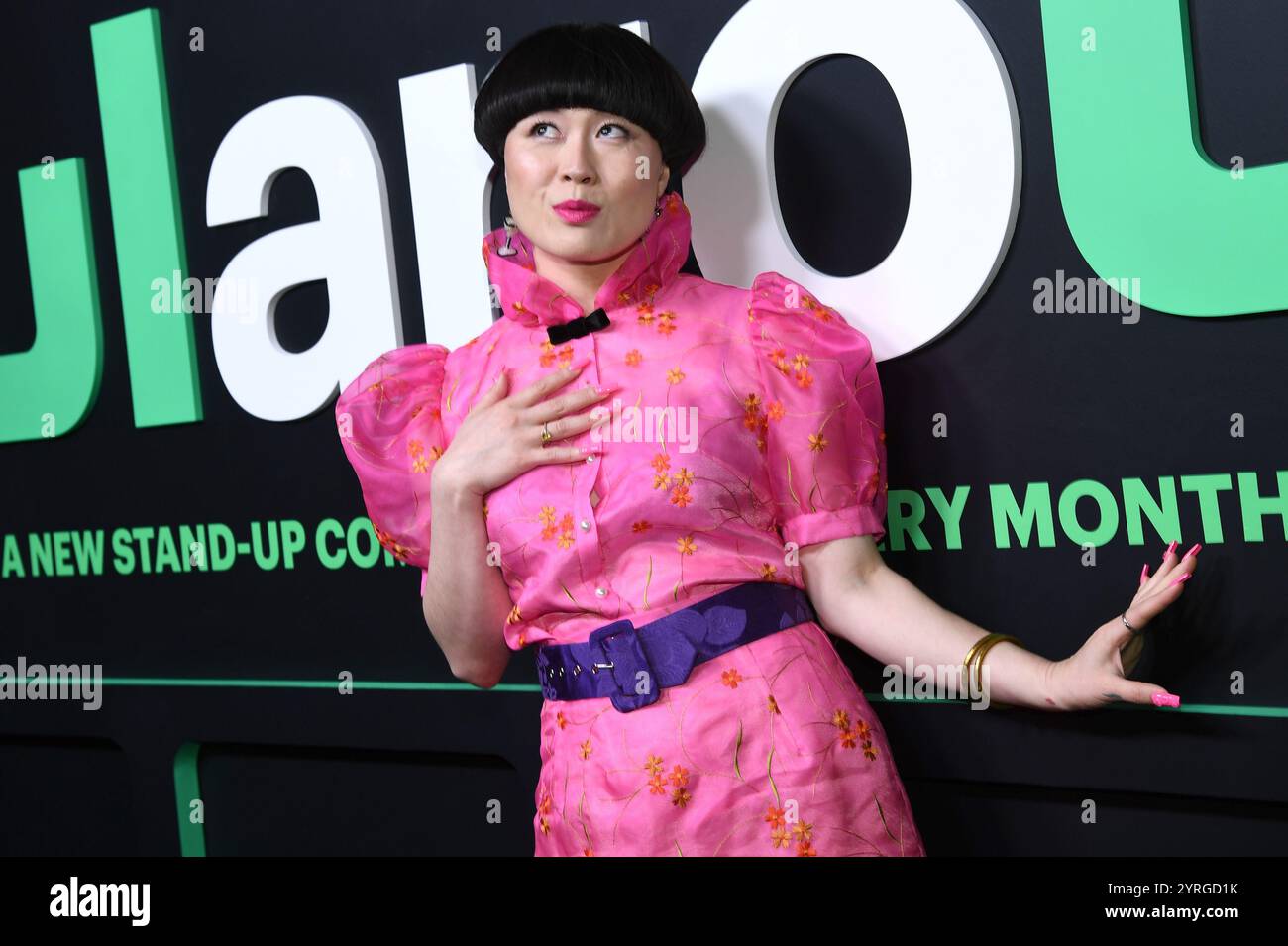 New York, USA. 03rd Dec, 2024. Comedian Atsuko Okatsuka attends Hulu's 'Hilarious' Stand-Up ...