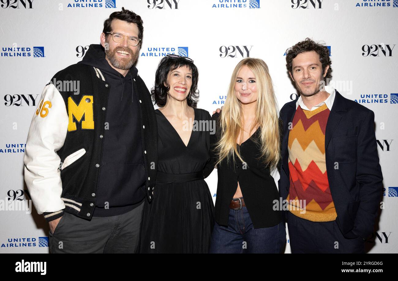 Timothy Simons, from left, Jessica Shaw, Justine Lupe, and Adam Brody ...