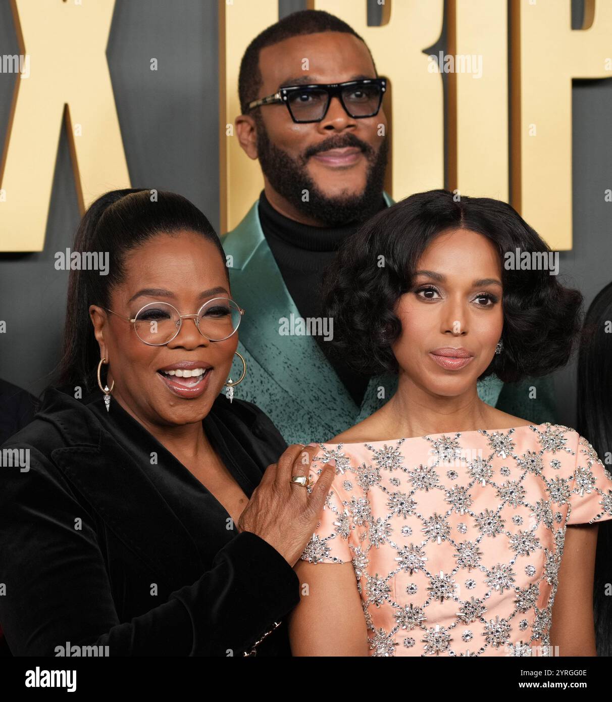 Los Angeles, USA. 03rd Dec, 2024. (L-R) Oprah Winfrey, Tyler Perry and ...