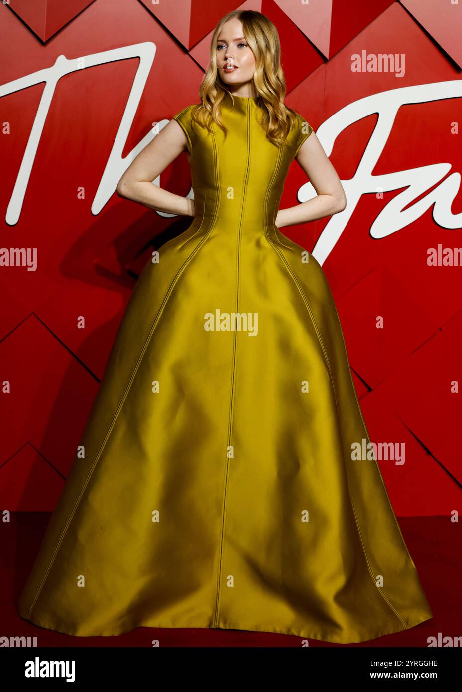 Ellie Bamber attends The Fashion Awards 2024 at the Royal Albert Halle ...