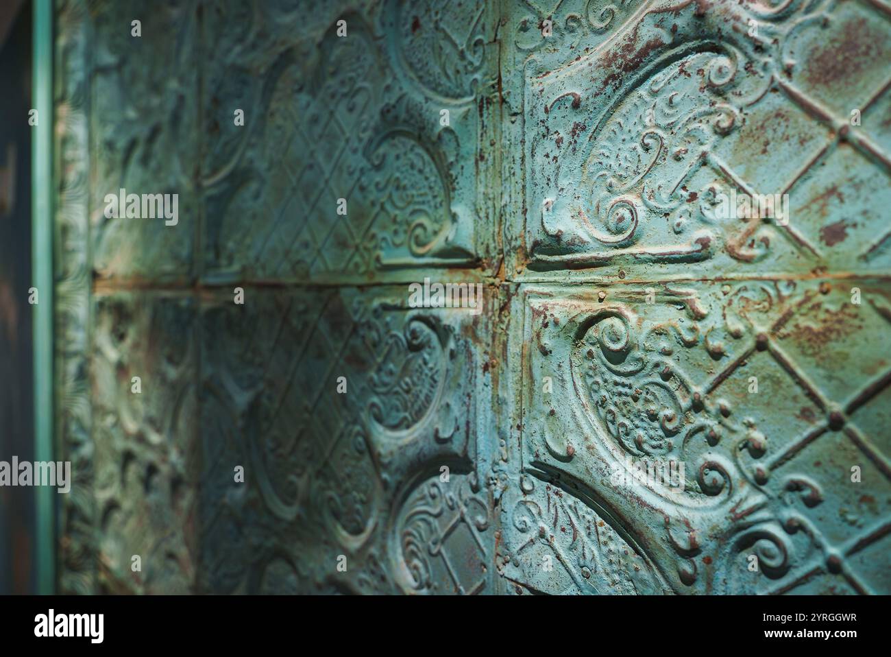 Turquoise patina hi-res stock photography and images - Alamy