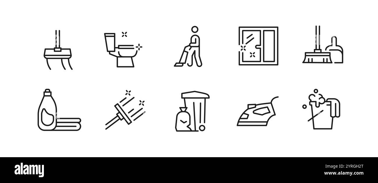 Cleaning disinfection bucket sponge Cut Out Stock Images & Pictures - Alamy