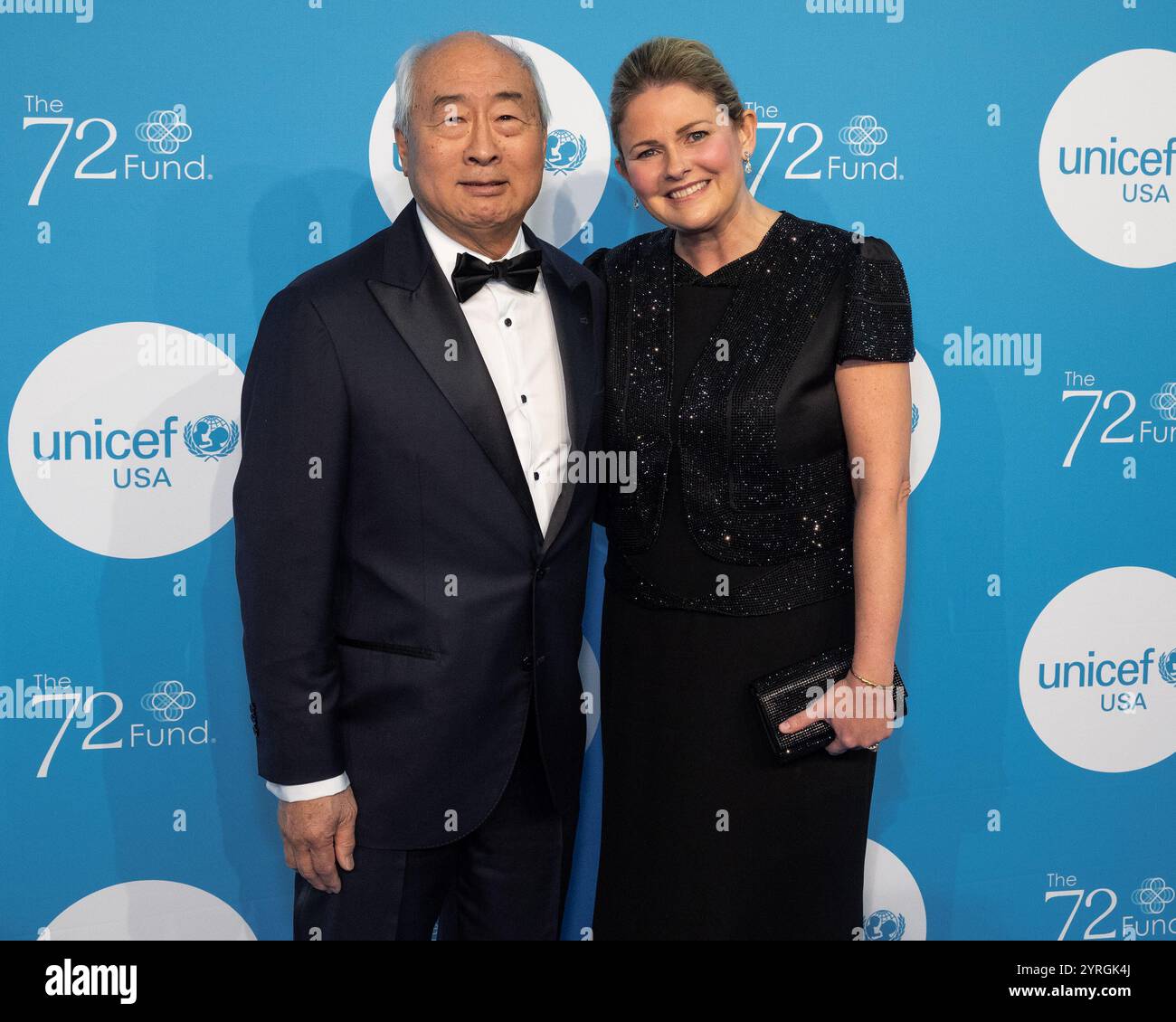 New York, USA. 03rd Dec, 2024. (L-R) Kenneth Chien and Megan Donovan ...