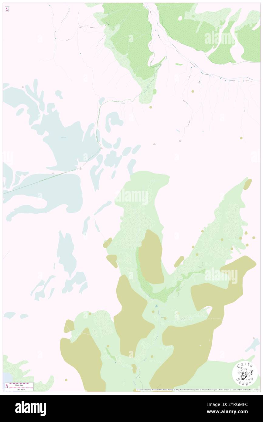 Map of tyndall Cut Out Stock Images & Pictures - Alamy