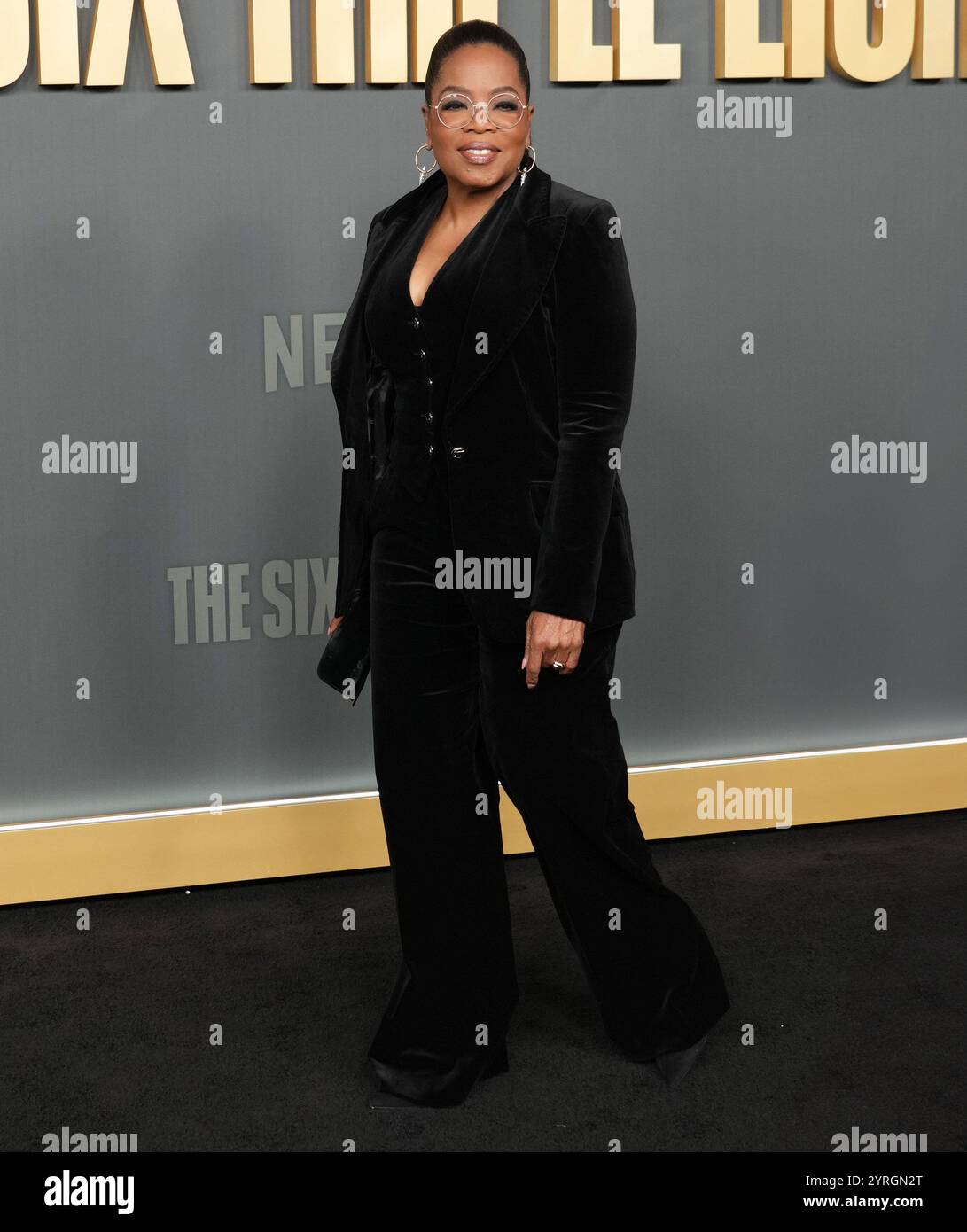 Los Angeles, USA. 03rd Dec, 2024. Oprah Winfrey arrives at Netflix's ...