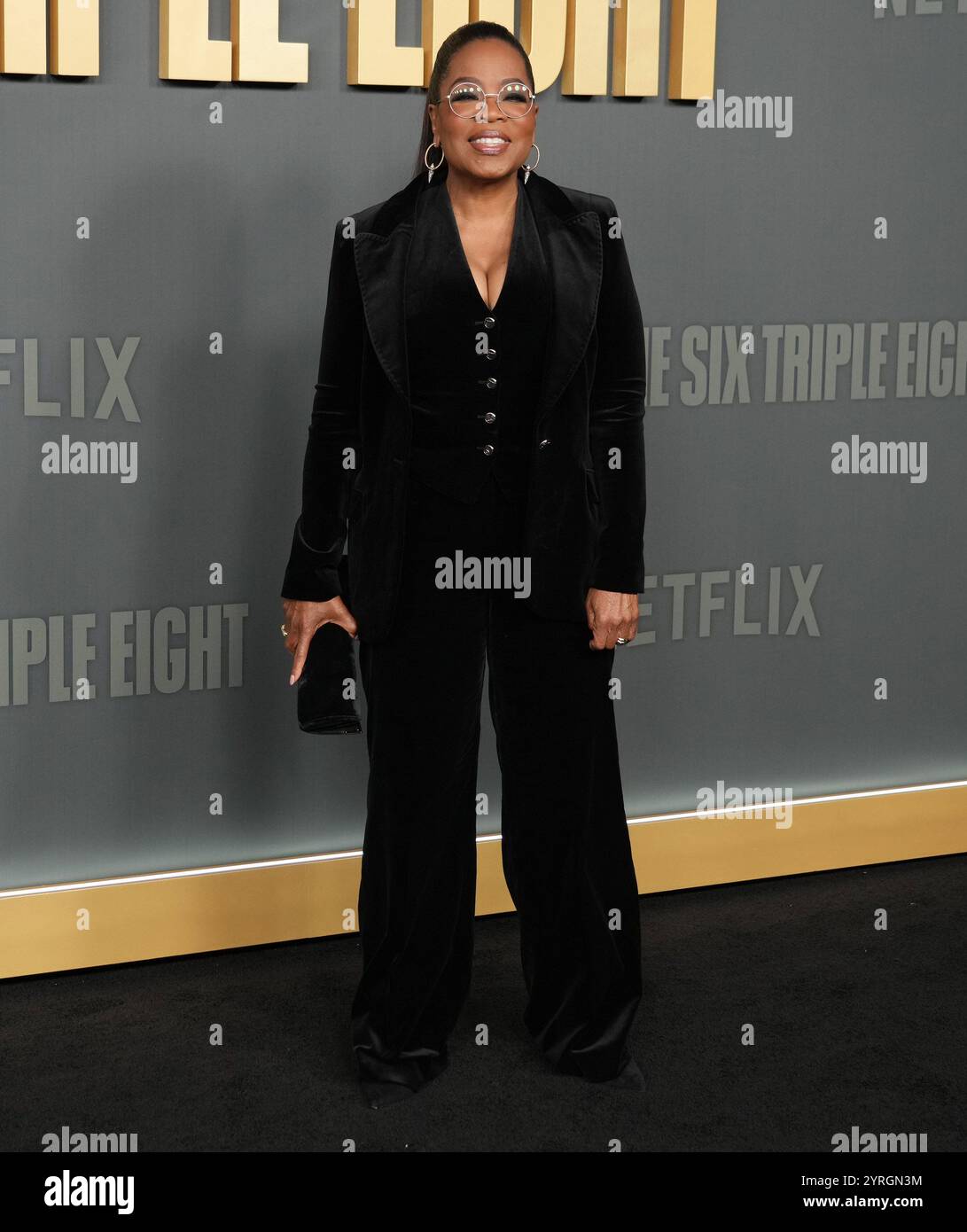 Los Angeles, USA. 03rd Dec, 2024. Oprah Winfrey arrives at Netflix's ...