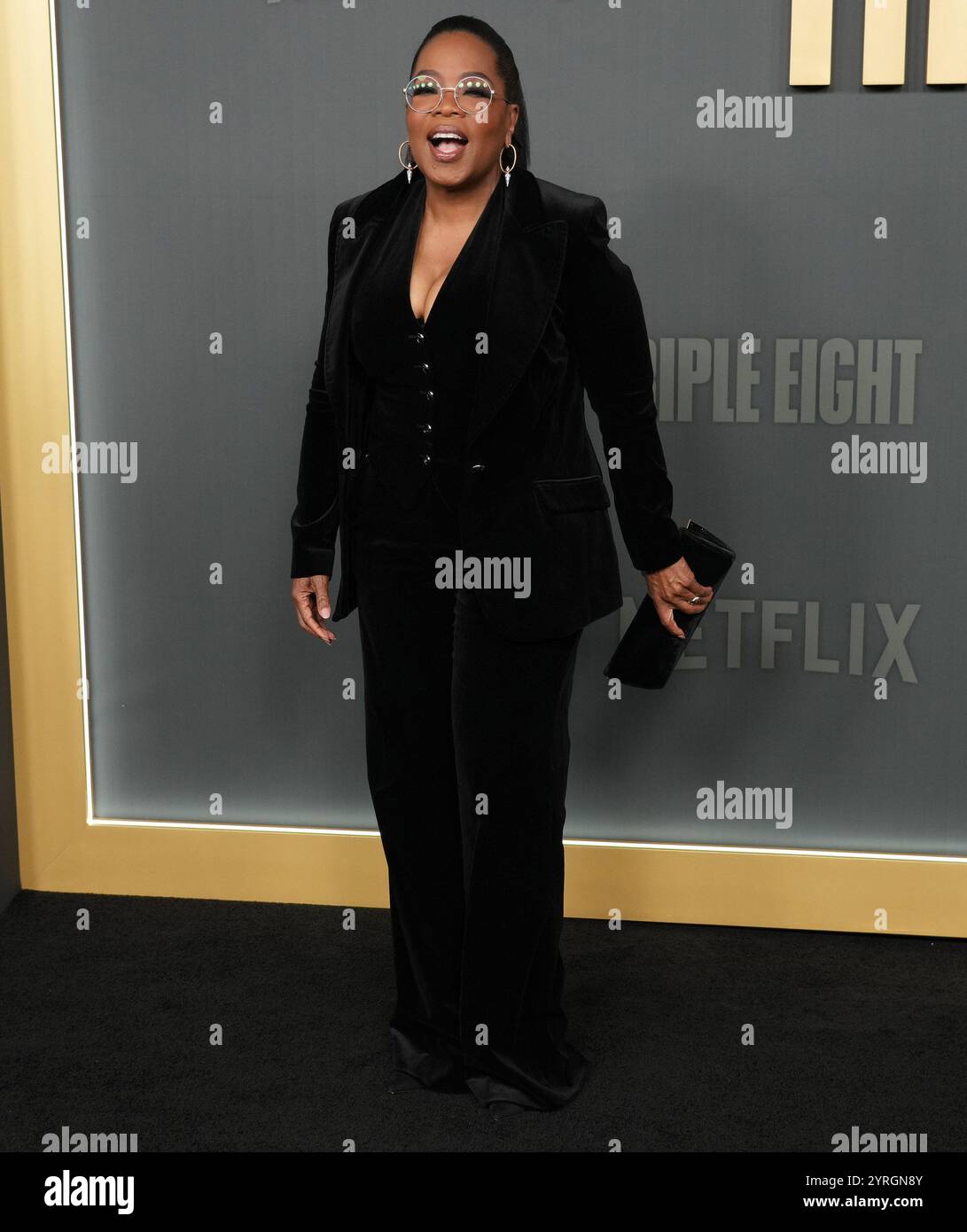 Los Angeles, USA. 03rd Dec, 2024. Oprah Winfrey arrives at Netflix's ...